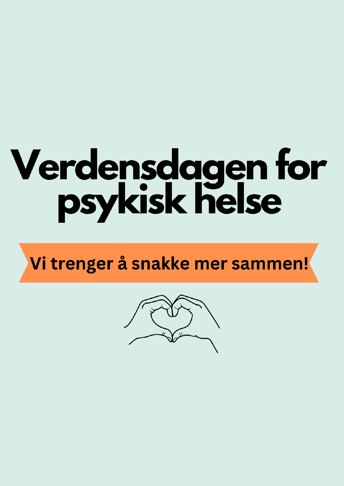 Verdensdagen for psykisk helse -Vafler og prat | UiT